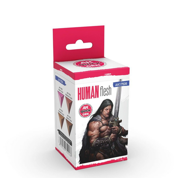 AK Interactive: Quick Gen: Human Flesh Set – Mutant Dice Games